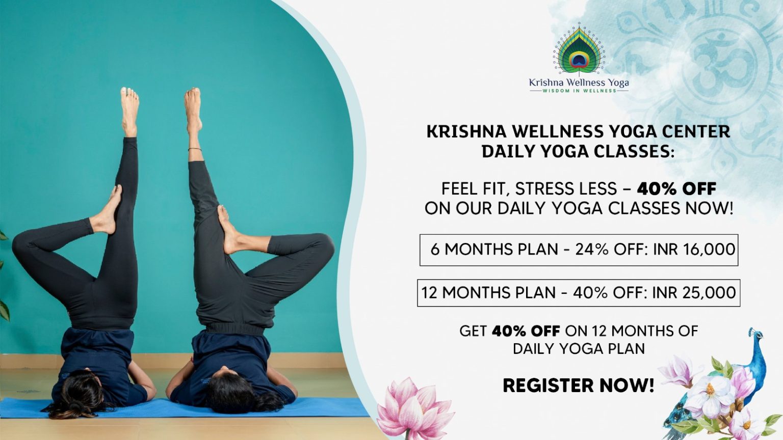 Daily Yoga Classes - Krishna Wellness Yoga & Cultural Centre
